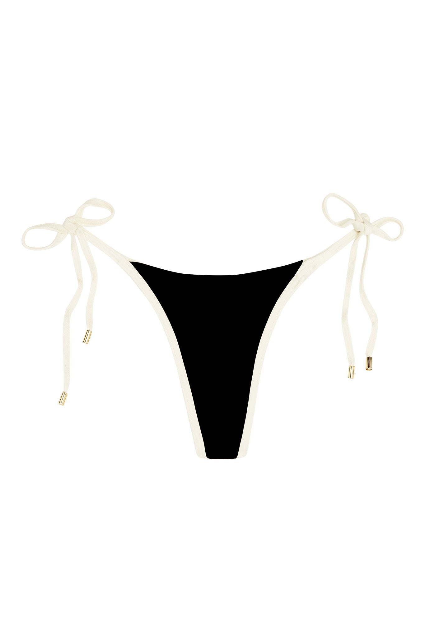 Palma Thong - Black/Ivory - Borderfree