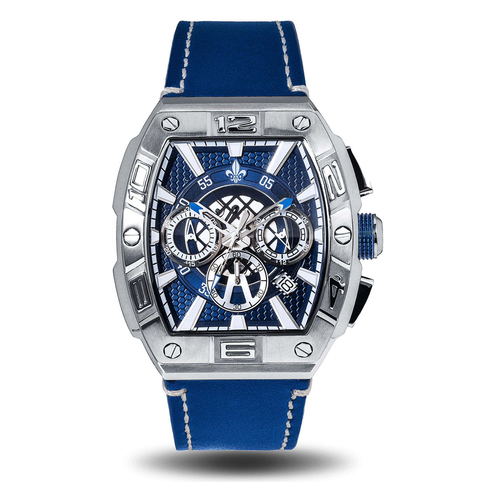 The Intrepid Chronograph - Blue - Borderfree