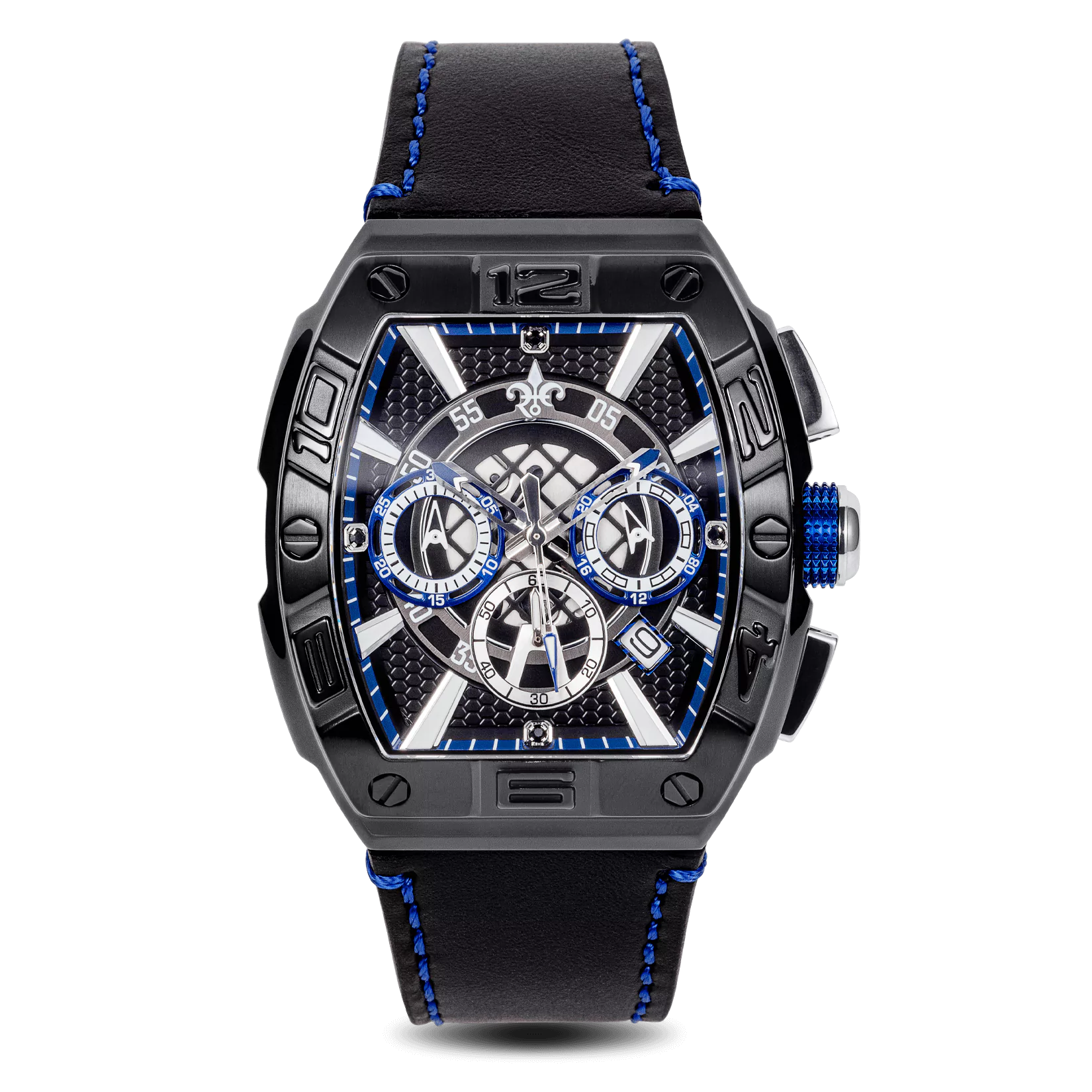 The Intrepid Chronograph - Midnight Diamond | Ultra Violet - Borderfree