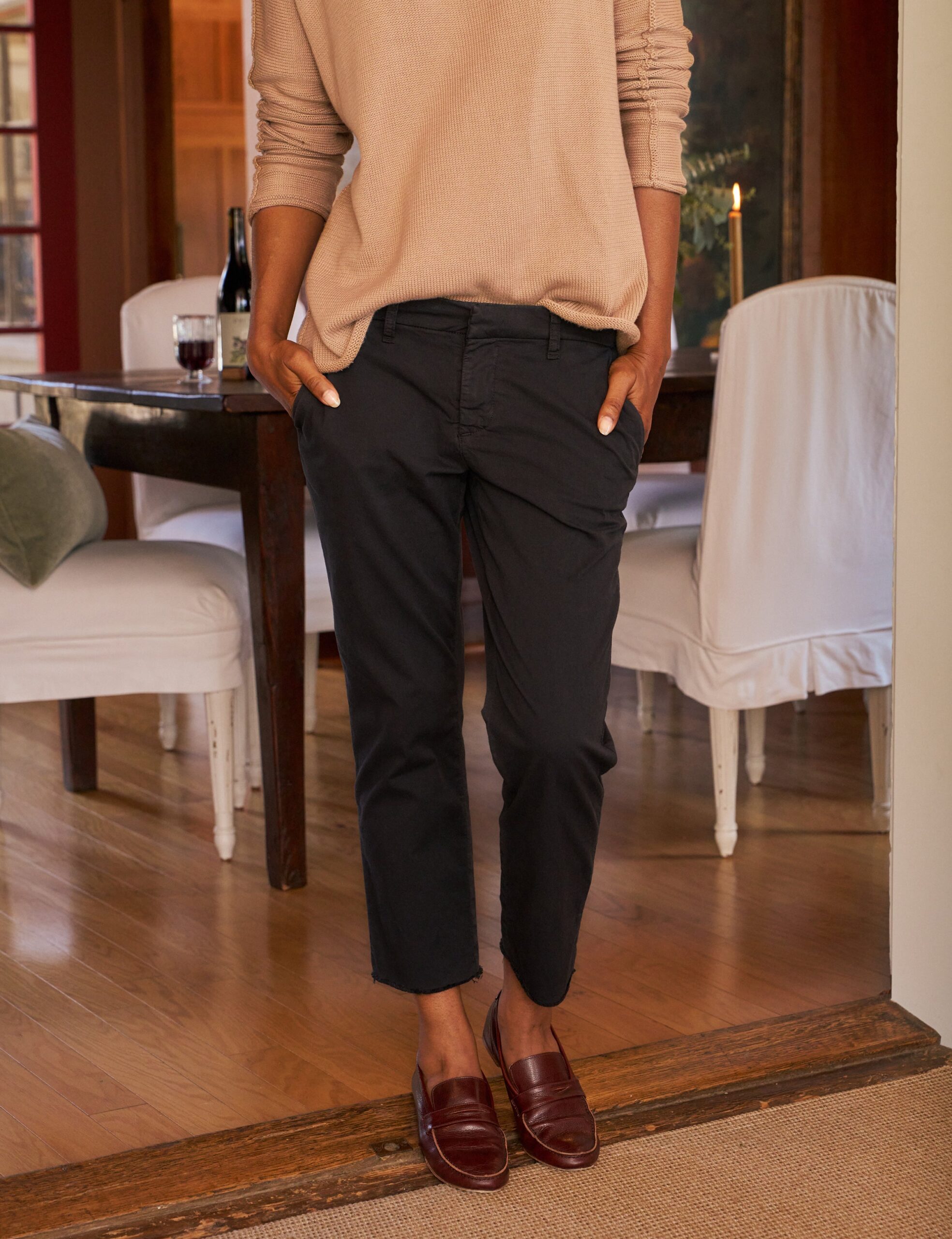 WICKLOW Black, Italian Performance Twill - Borderfree