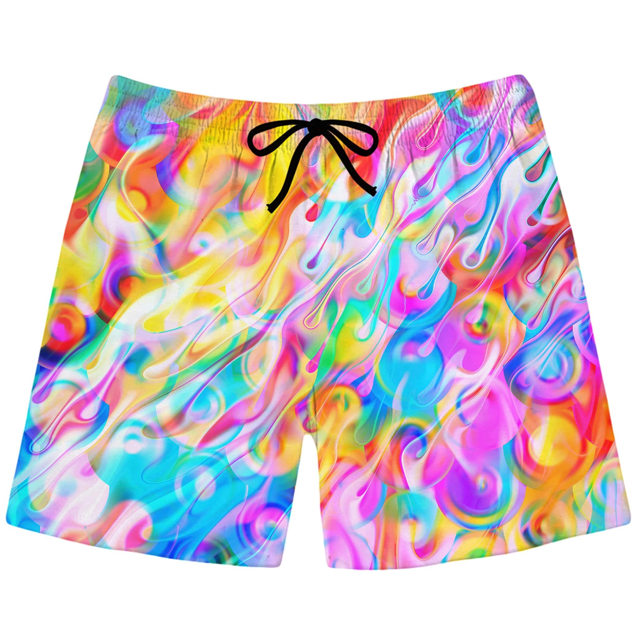 Blissful Drip Swim Trunks - Borderfree