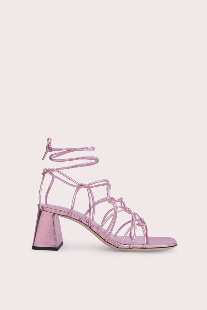 Alexander Pink Metallic Leather - Borderfree