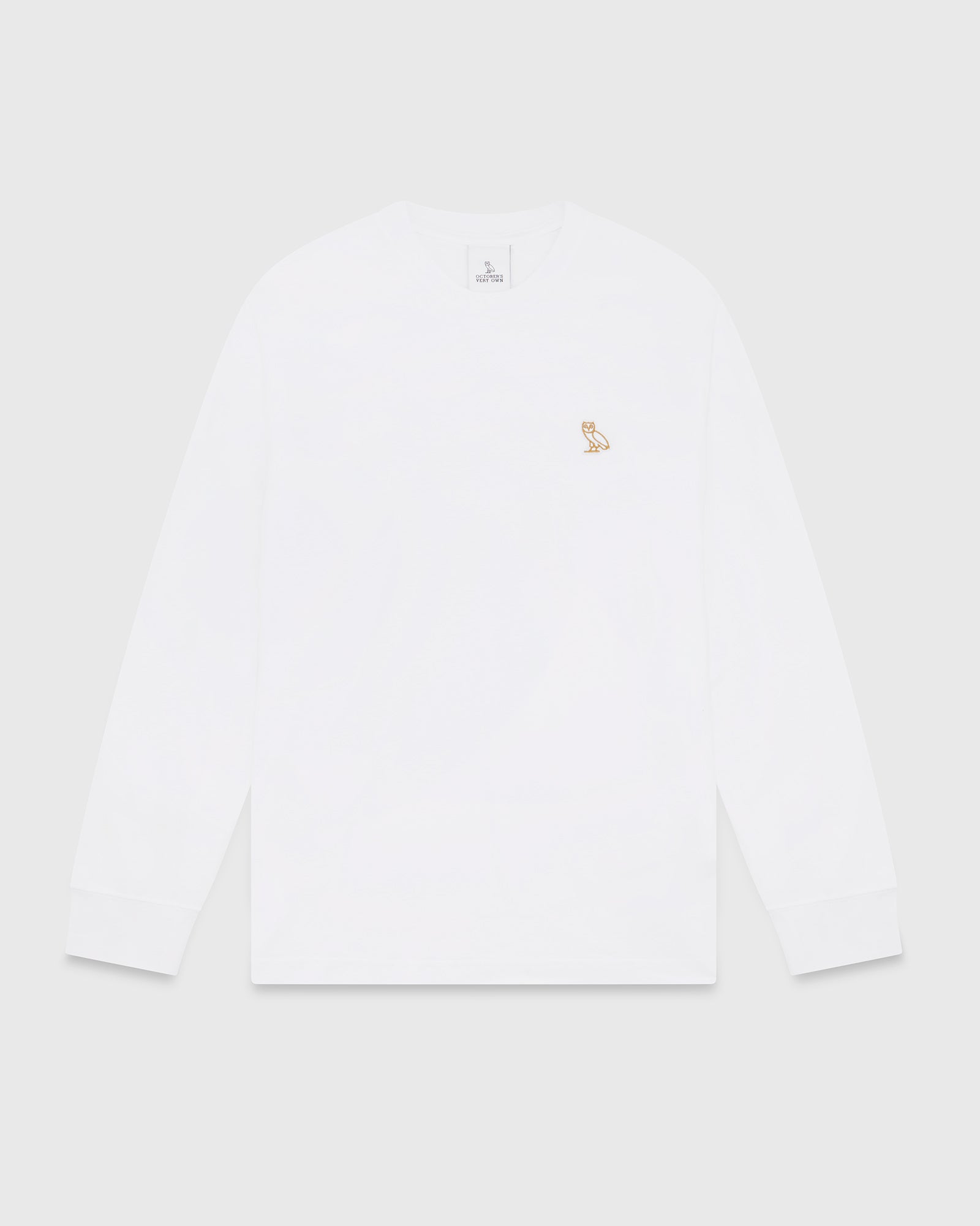 Classic Long-Sleeve T-Shirt - White - Borderfree
