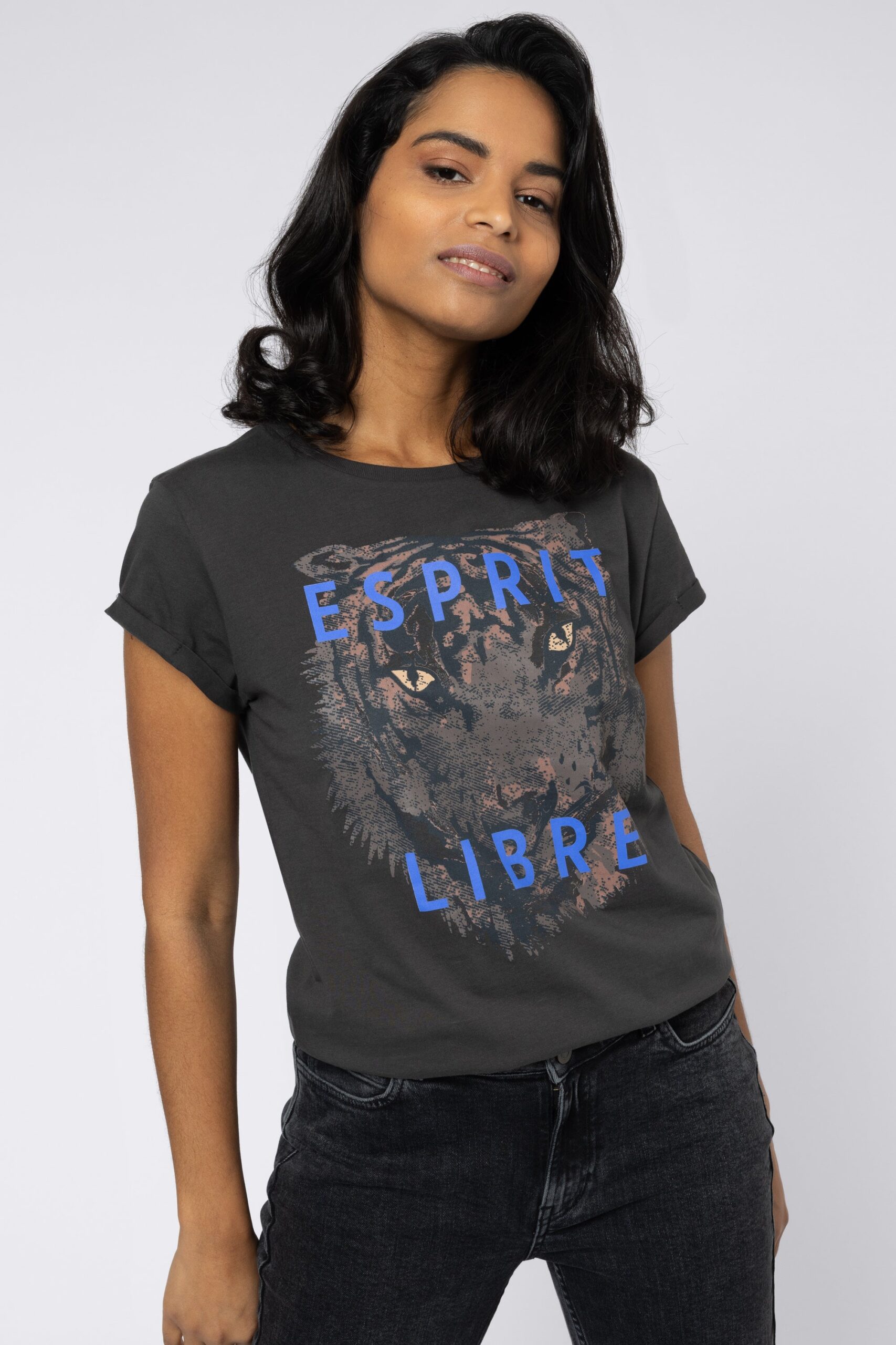 ESPRIT LIBRE TIGER T-SHIRT NEAT FIT - Borderfree
