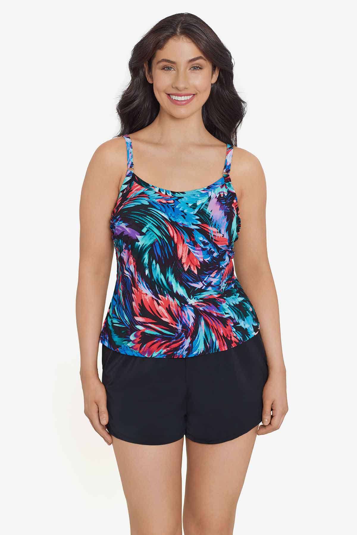Farrah Romper - Foliage Swirl - Borderfree