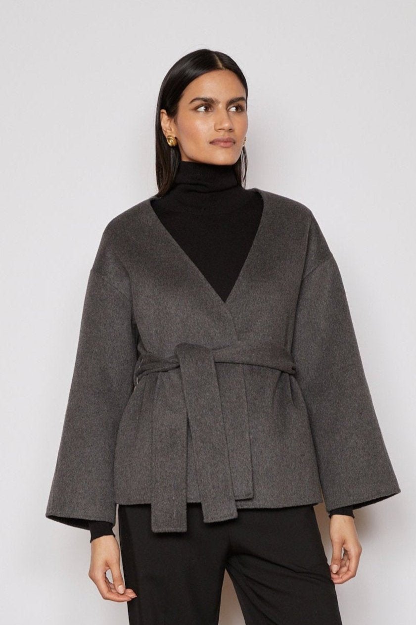 RUBY COAT GREY - Borderfree