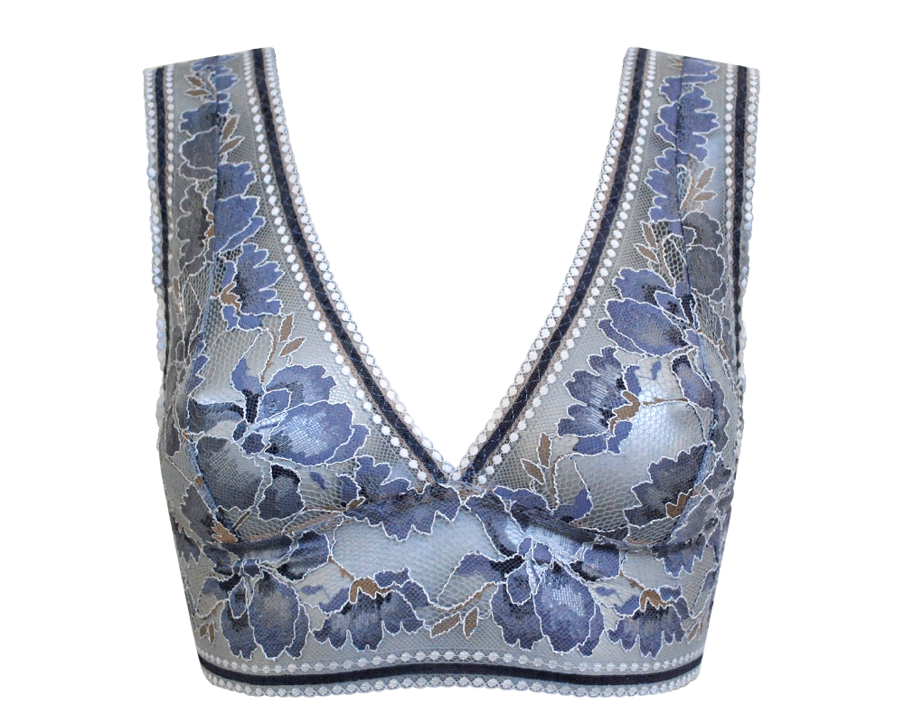 Blue Amber Bralette - Borderfree
