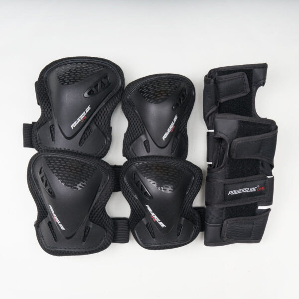 Powerslide One Basic Pad Set - Black - Borderfree