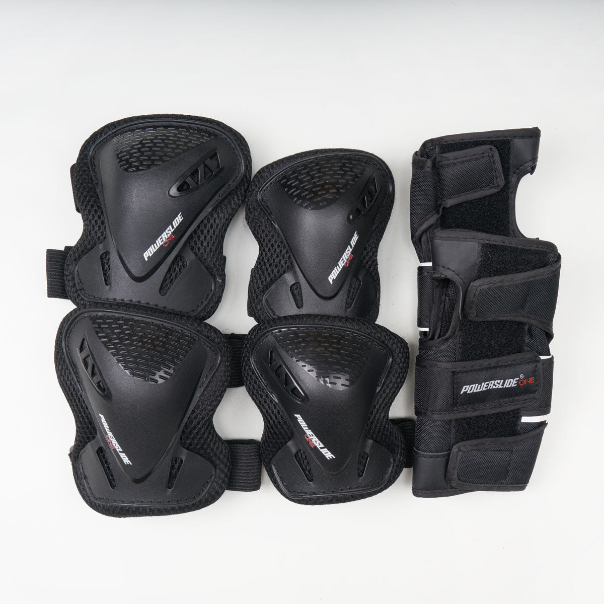 Powerslide One Basic Pad Set - Black - Borderfree