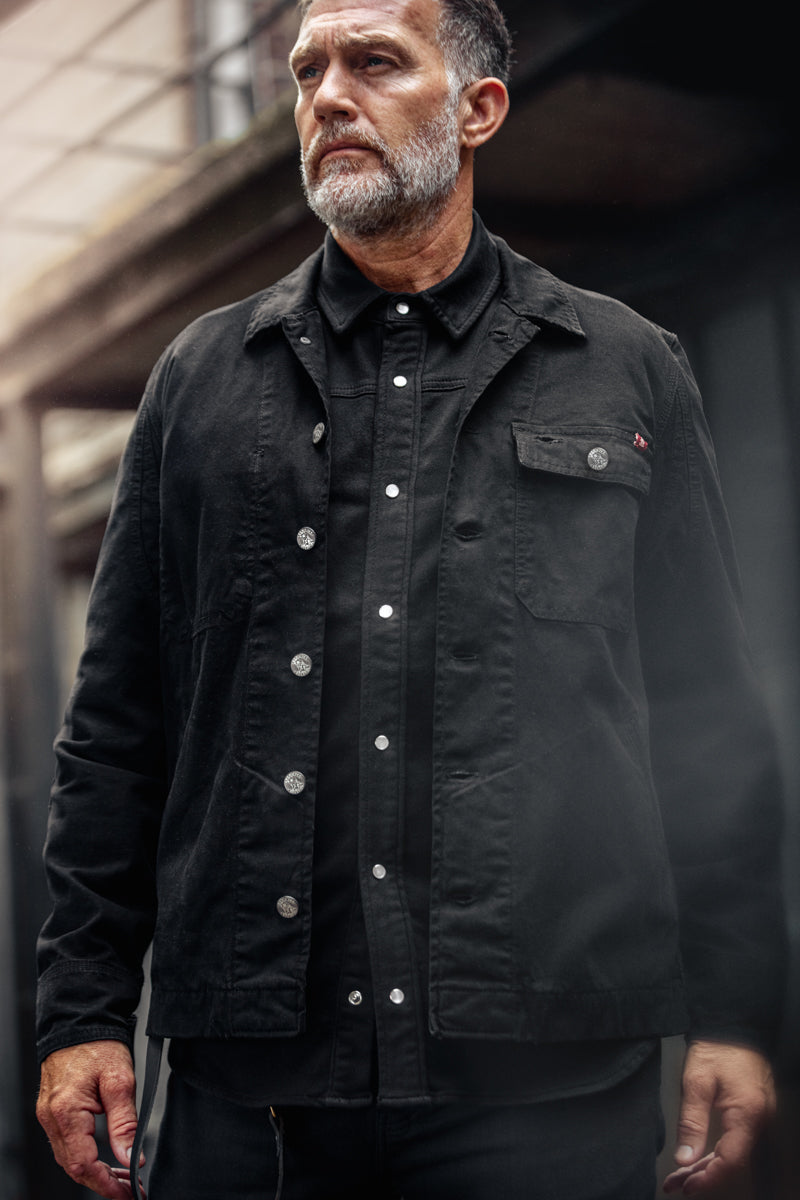 &SONS RYDER Hardwear Canvas Jacket Black - Borderfree