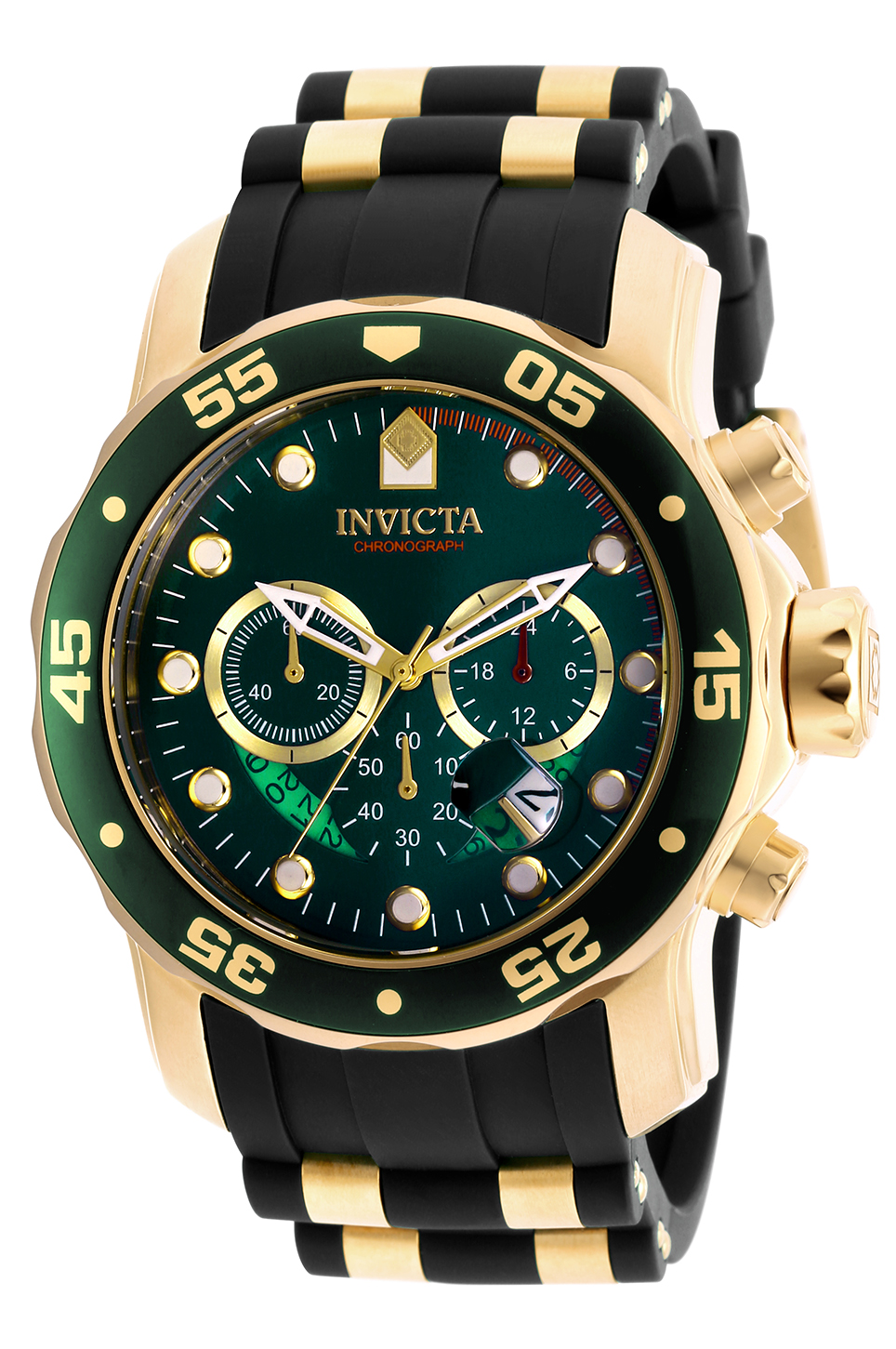 Invicta Pro Diver SCUBA Men's Watch - 48mm, Gold, Black (6984) - Borderfree
