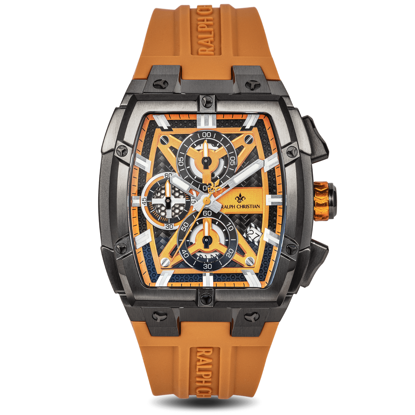 The Polaris Chrono - Neon Orange - Borderfree