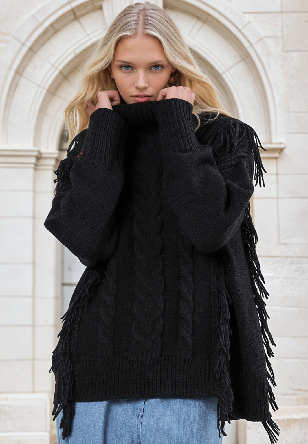 JAMIE JUMPER BLACK - Borderfree