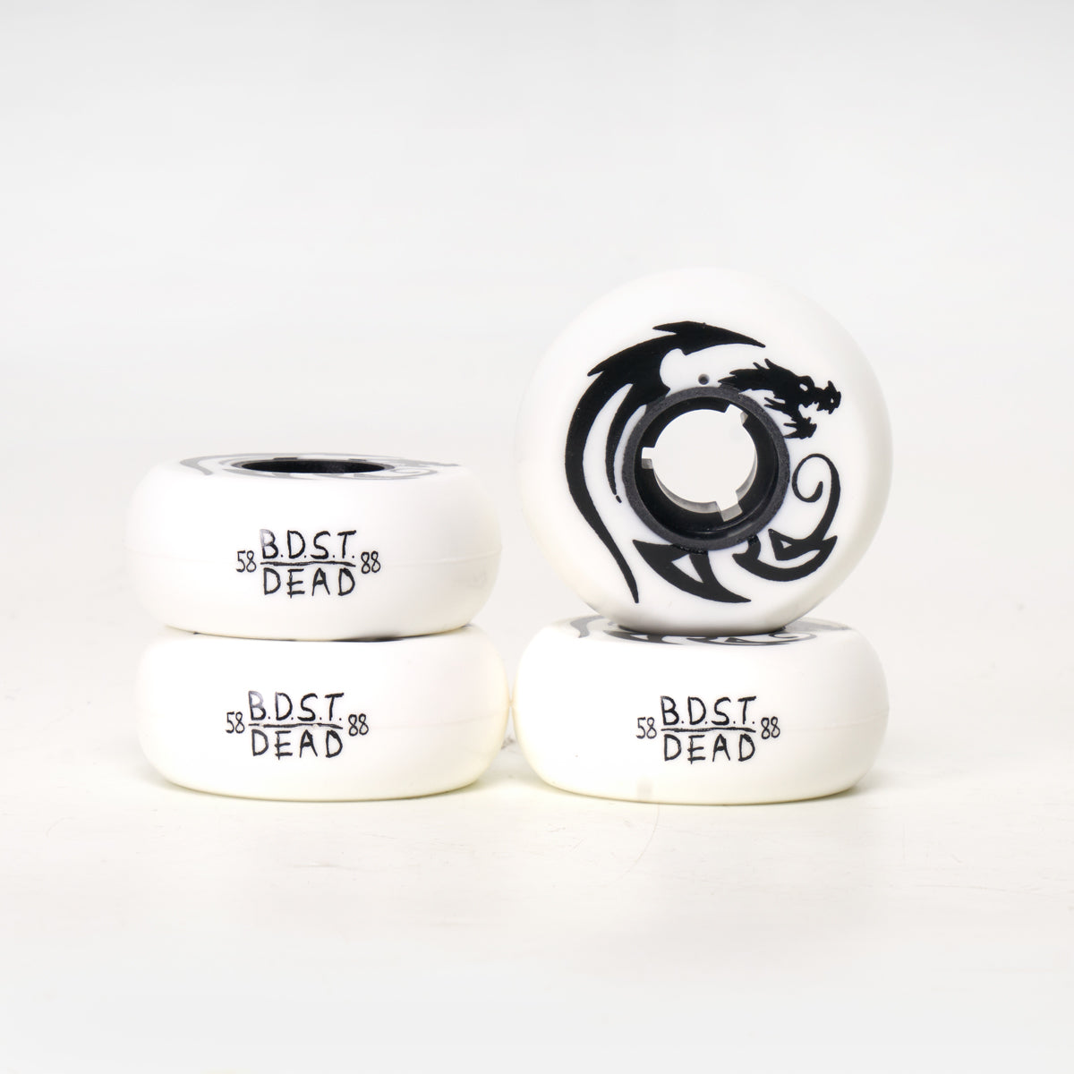 Dead X BDST 58mm 88a Wheels (Black Dragon Skate Team) - Borderfree