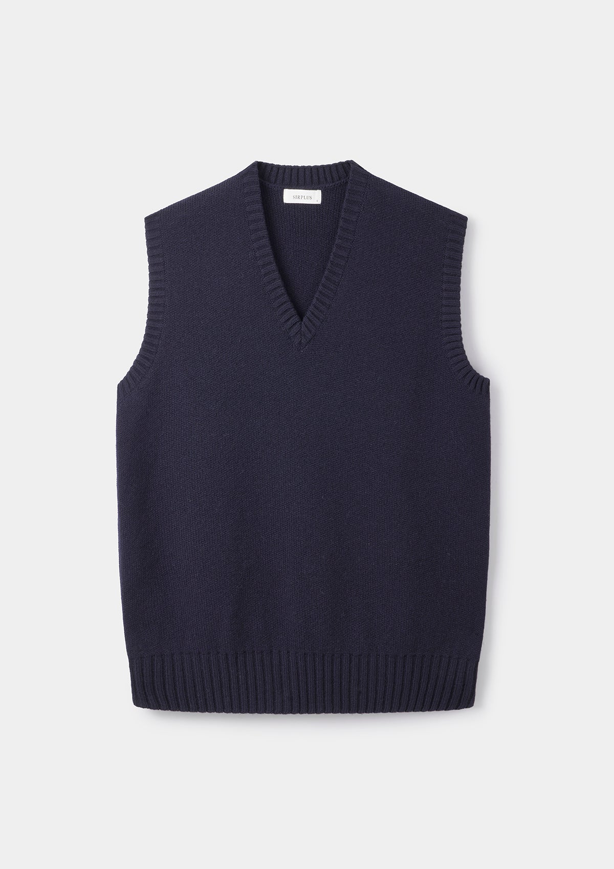 Ink Navy Lambswool Vest - Borderfree
