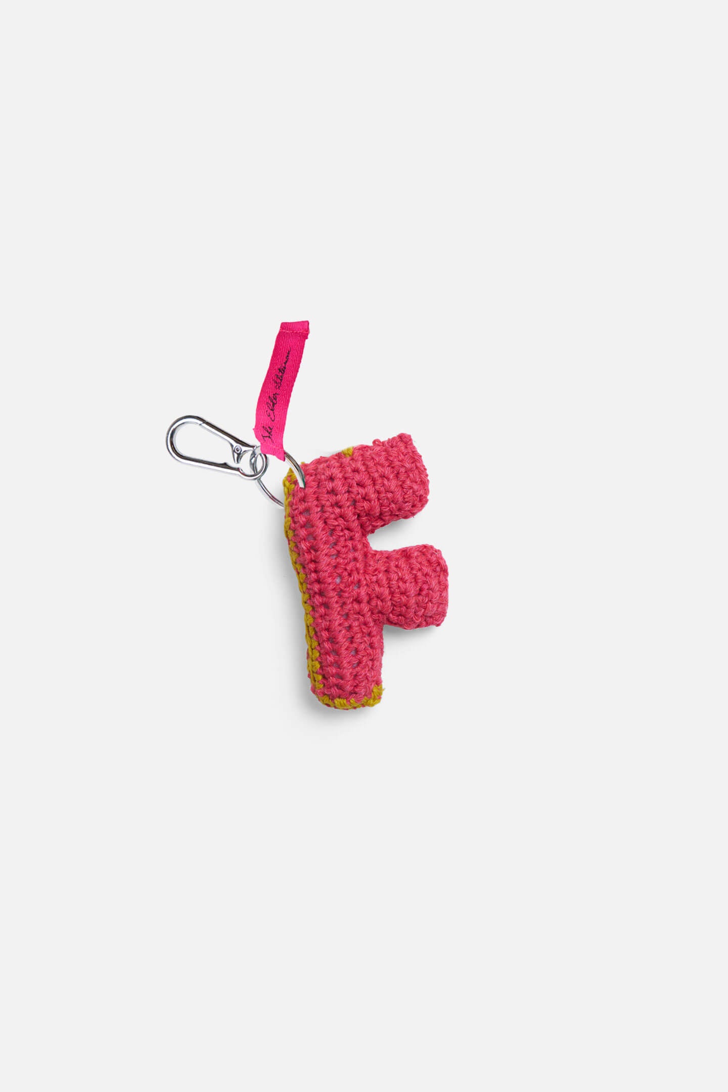 Crochet Letter Keychain Charm - Borderfree