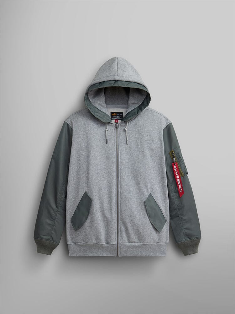 MA-1 ZIP UP HOODIE (SEASONAL) - Borderfree