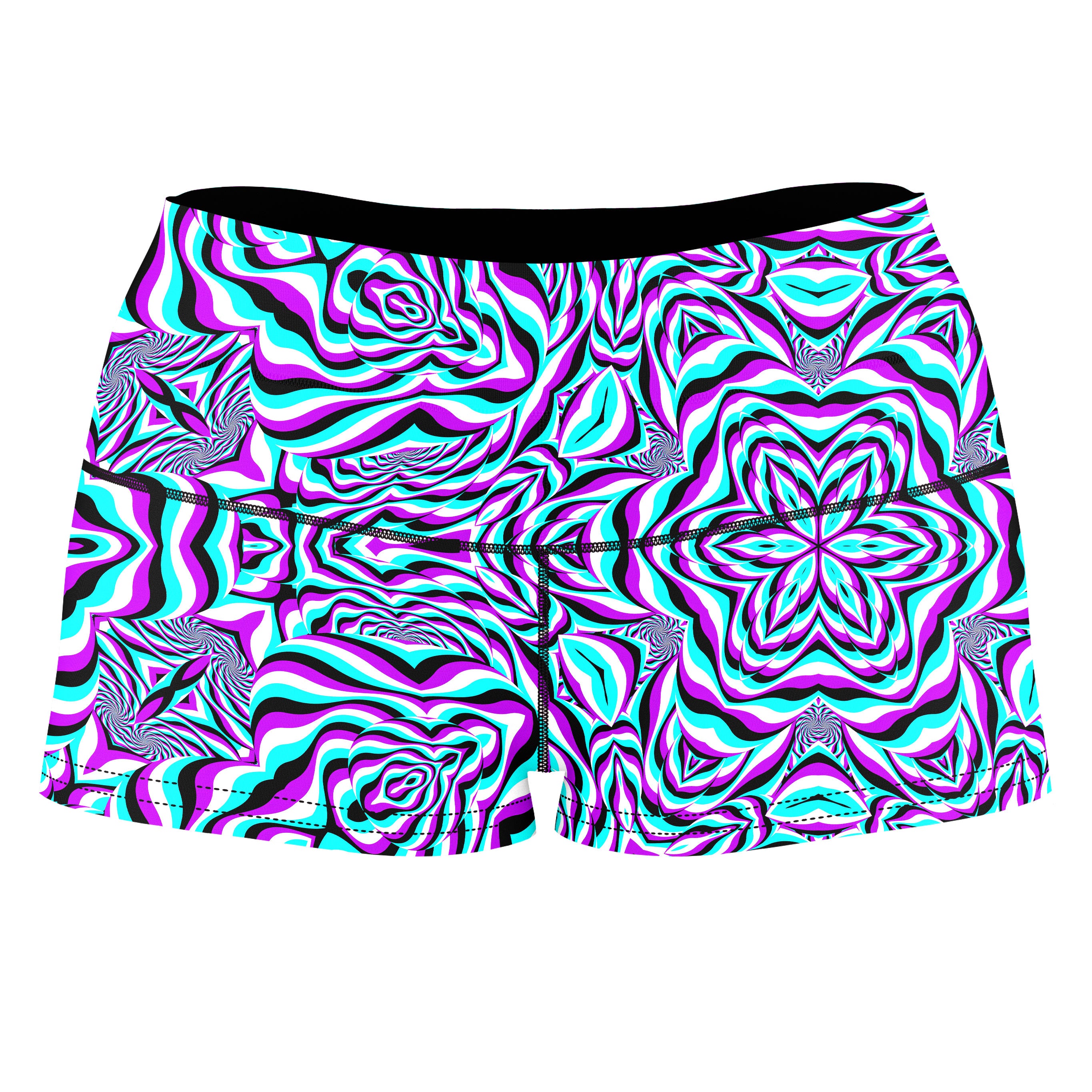 Aquarius High-Waisted Women's Shorts - Borderfree