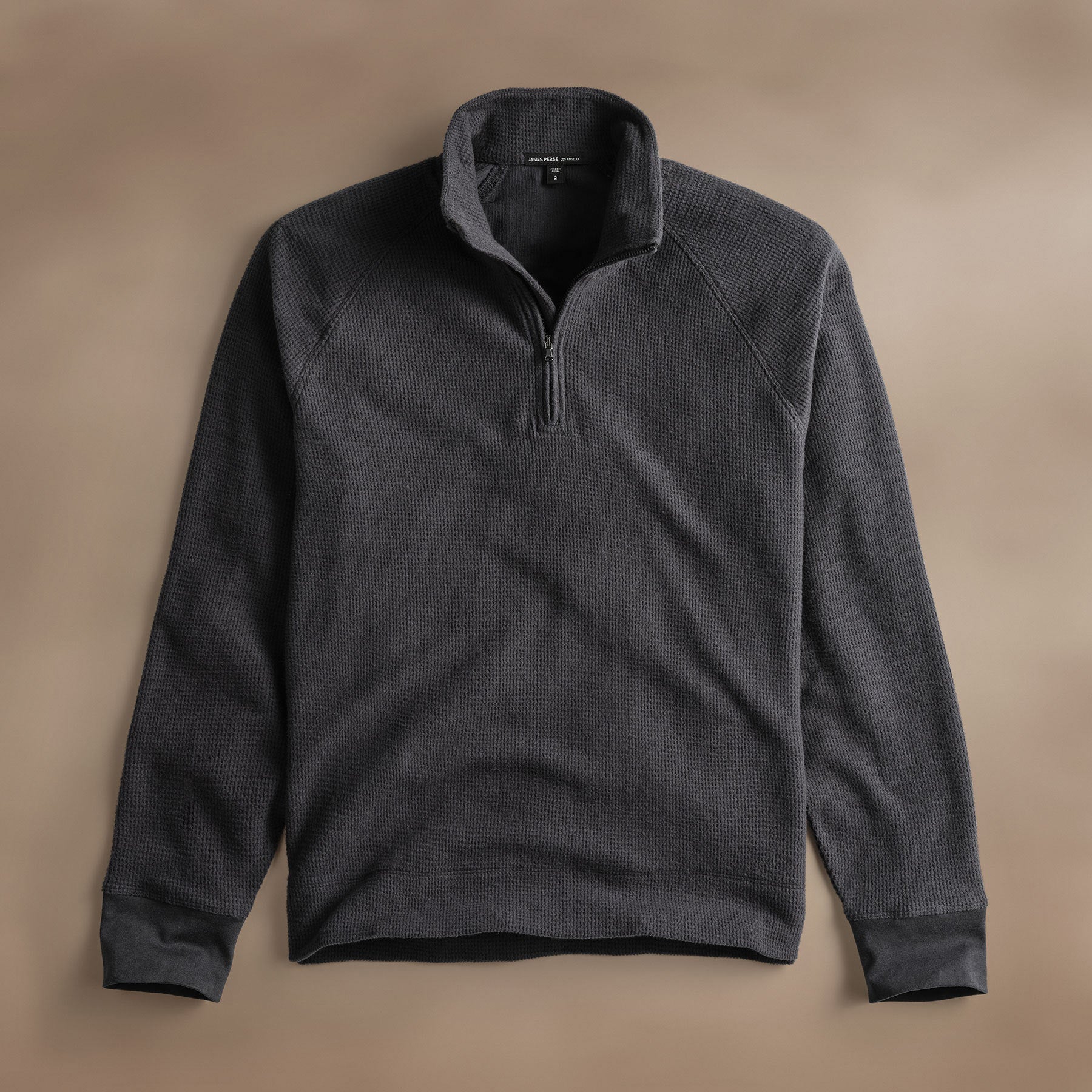 Brushed Thermal Half Zip - Magma - Borderfree