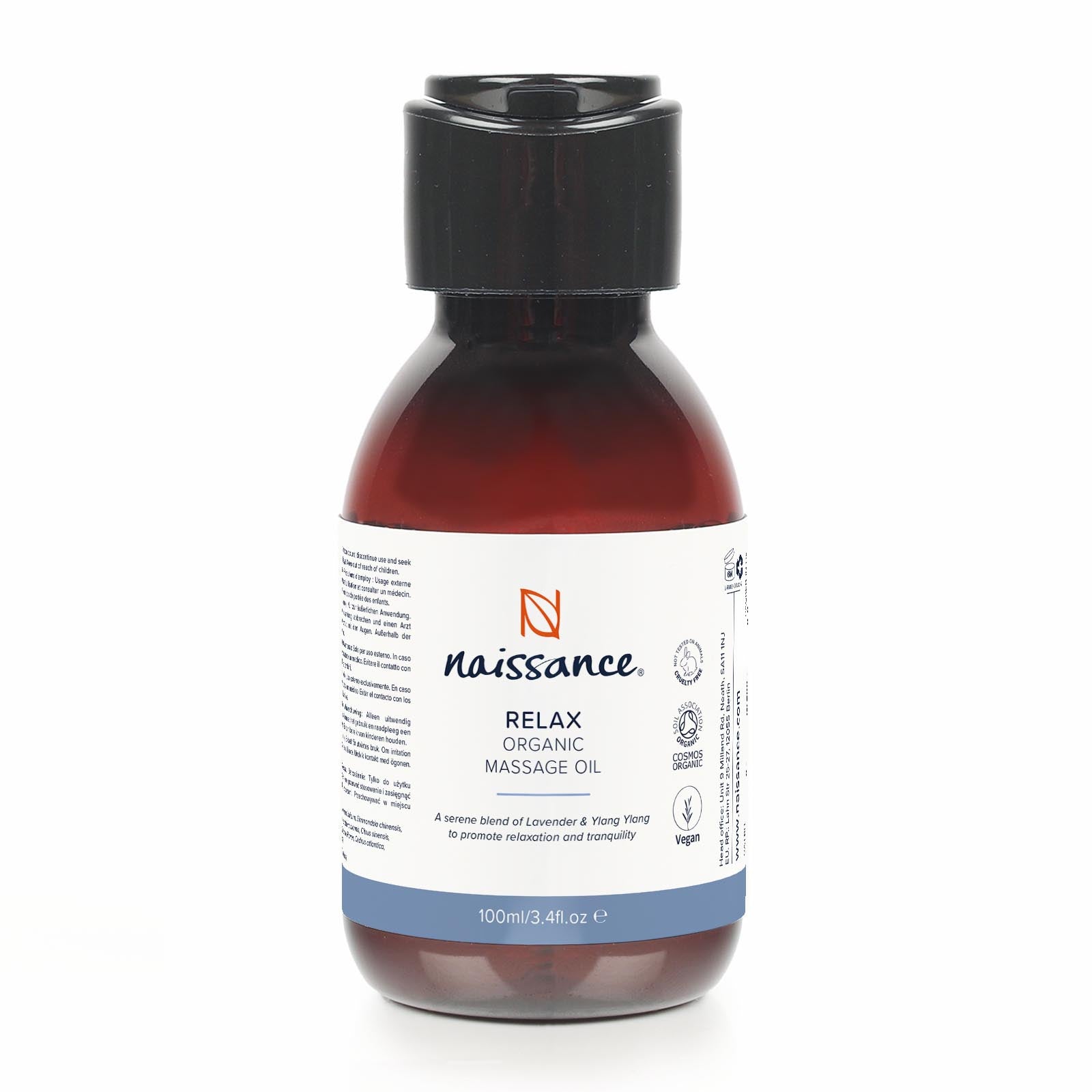 Relax Organic Massage Oil - Borderfree