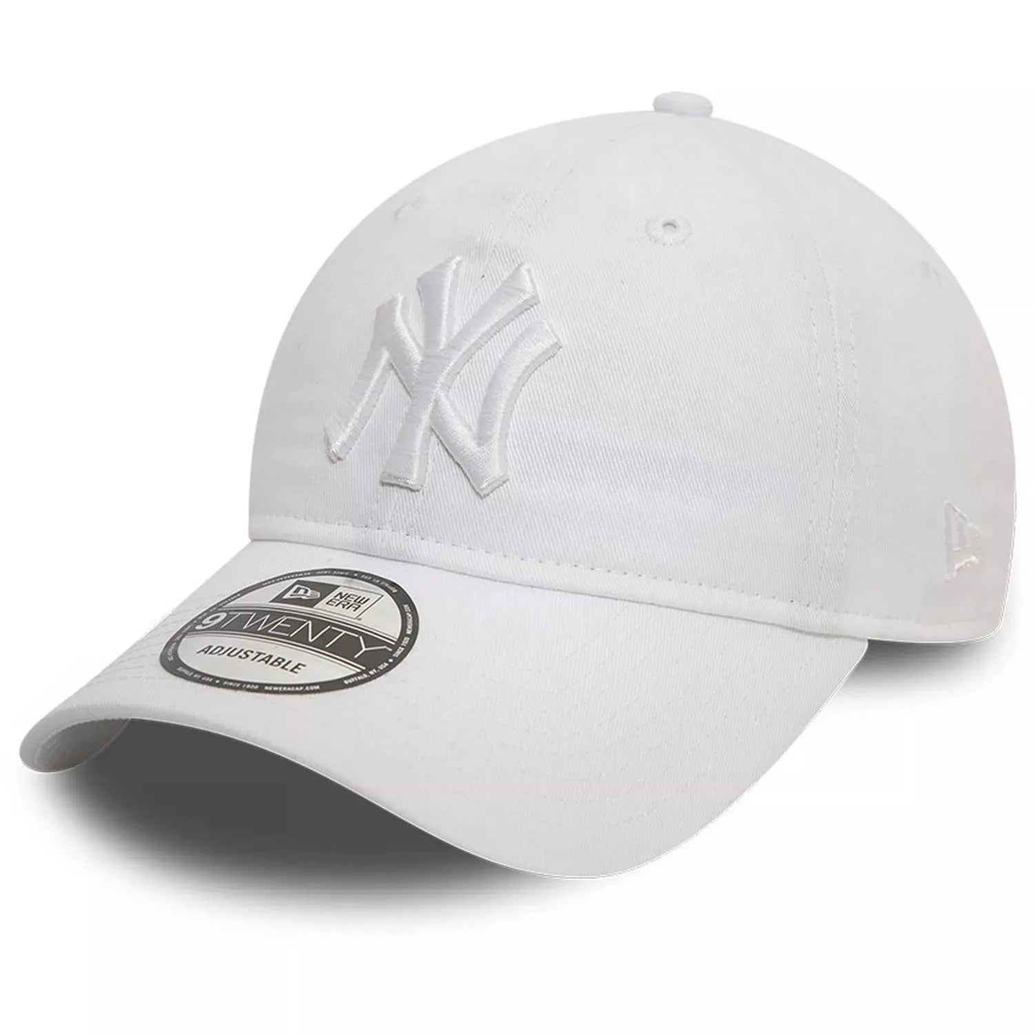 NEW ERA 9TWENTY MLB NEW YORK YANKEES LEAGUE ESSENTIAL WHITE CAP ...