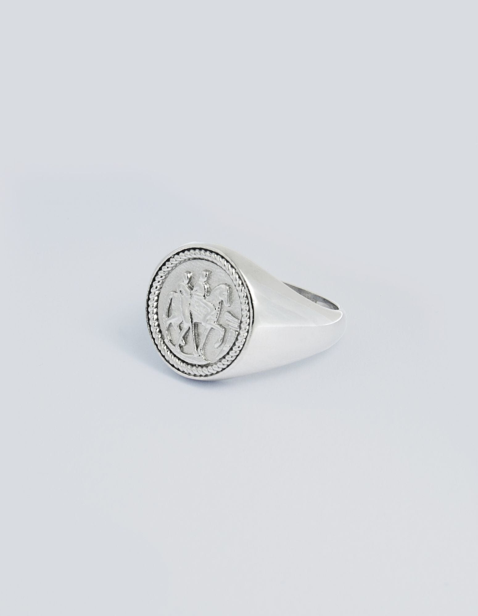 Silver Signet Ring - Borderfree