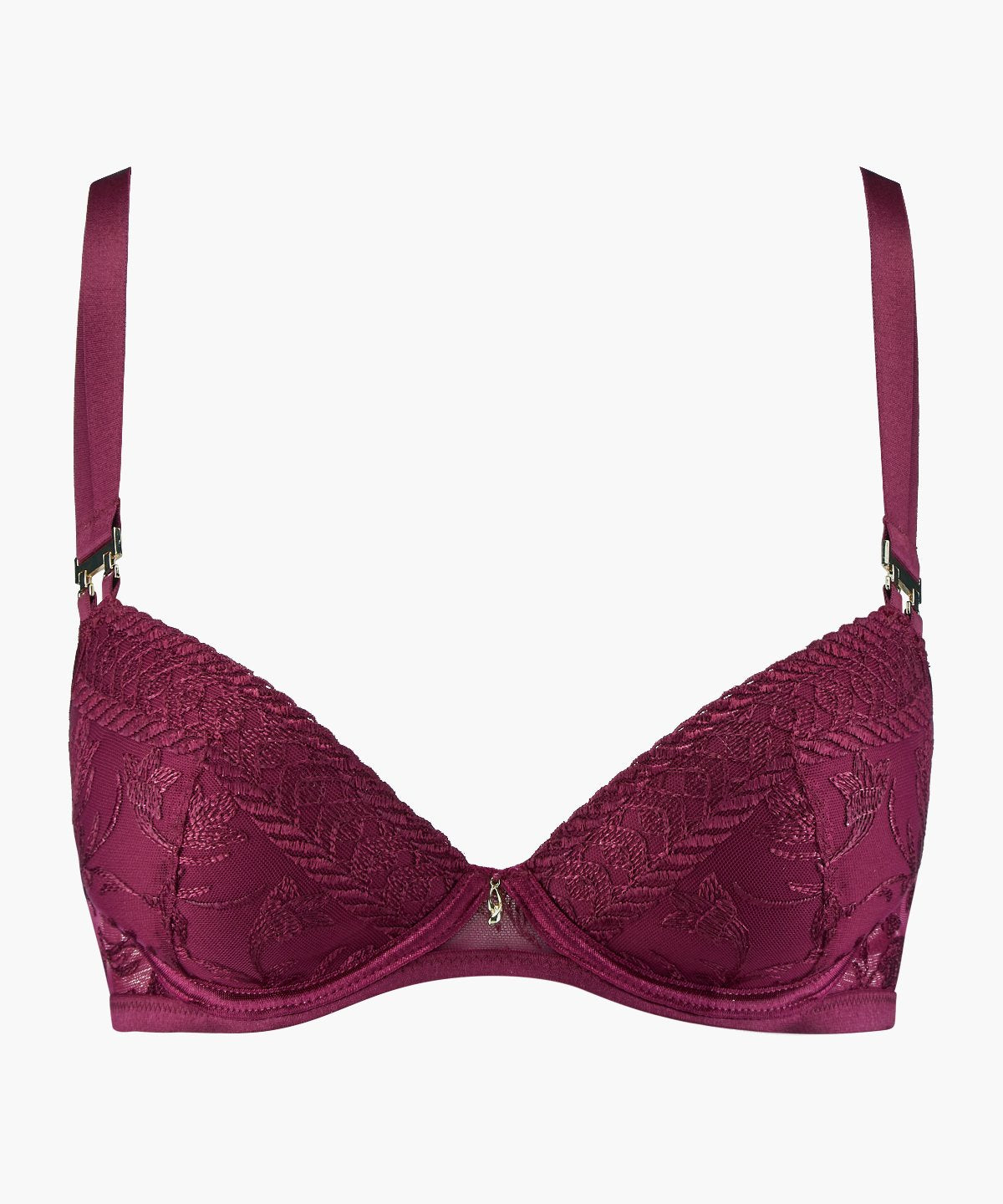 Magnetic Spell Soutien-gorge Push-up coques Crimson Red - Borderfree