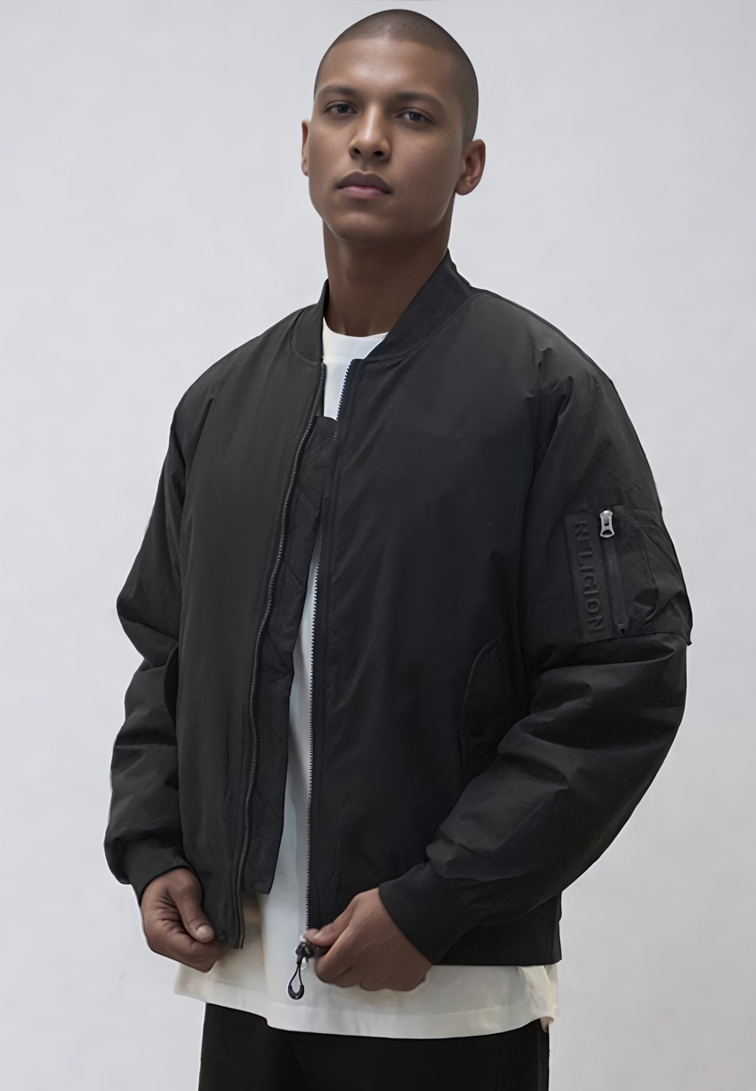 MA1 BOMBER JACKET BLACK - Borderfree