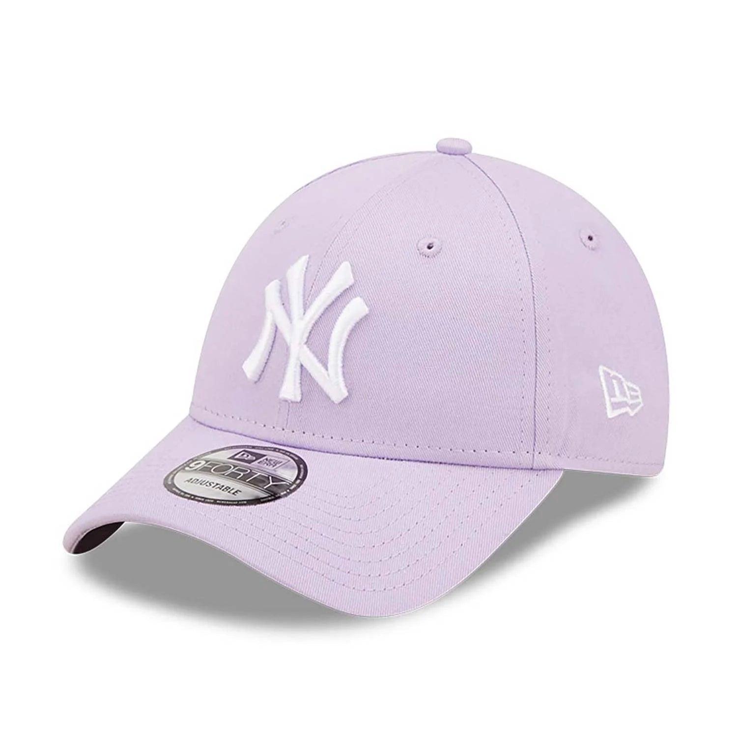 NEW ERA 9FORTY MLB LEAGUE ESSENTIAL NEW YORK YANKEES PURPLE CAP ...
