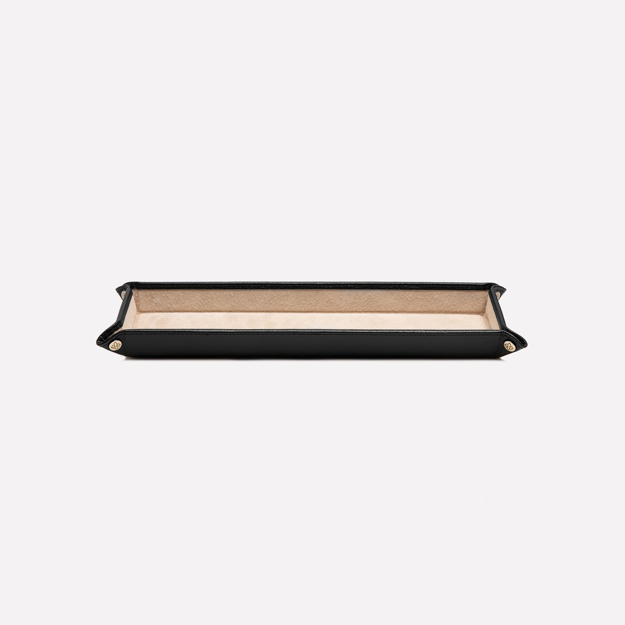 Capra Ecru Oblong Valet Tray - Borderfree