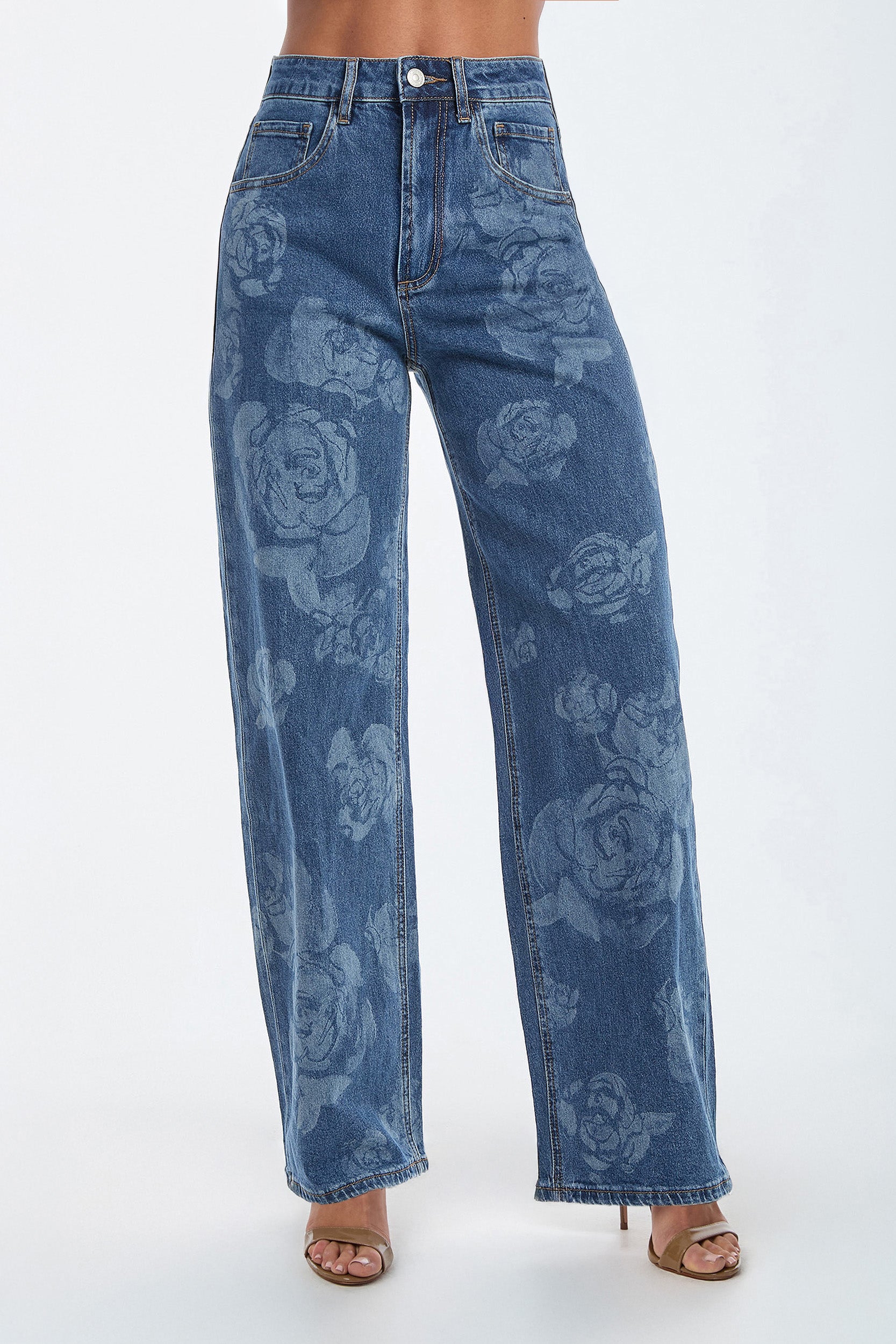 Rose High Rise Jean - Borderfree
