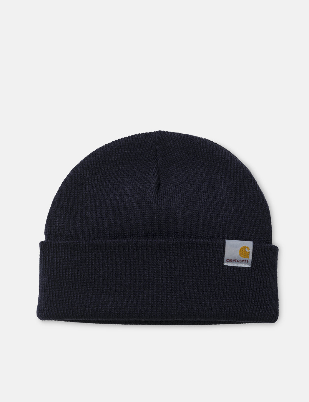 Carhartt-WIP Stratus Low Beanie Hat - Dark Navy Blue - Borderfree