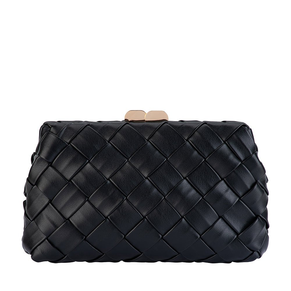 QUINN Woven Clutch - Borderfree