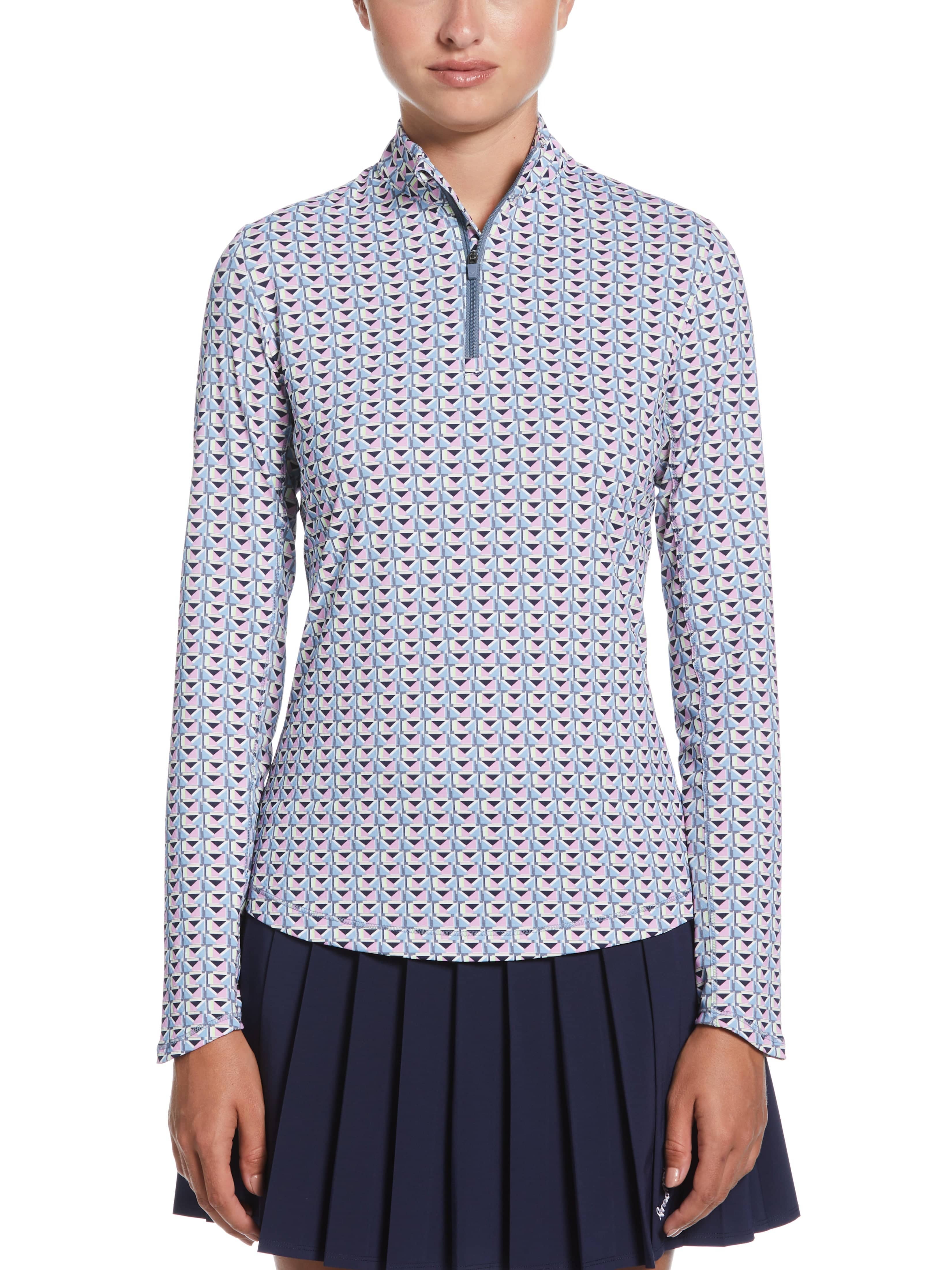 Womens Geo Printed Sun Protection - Borderfree