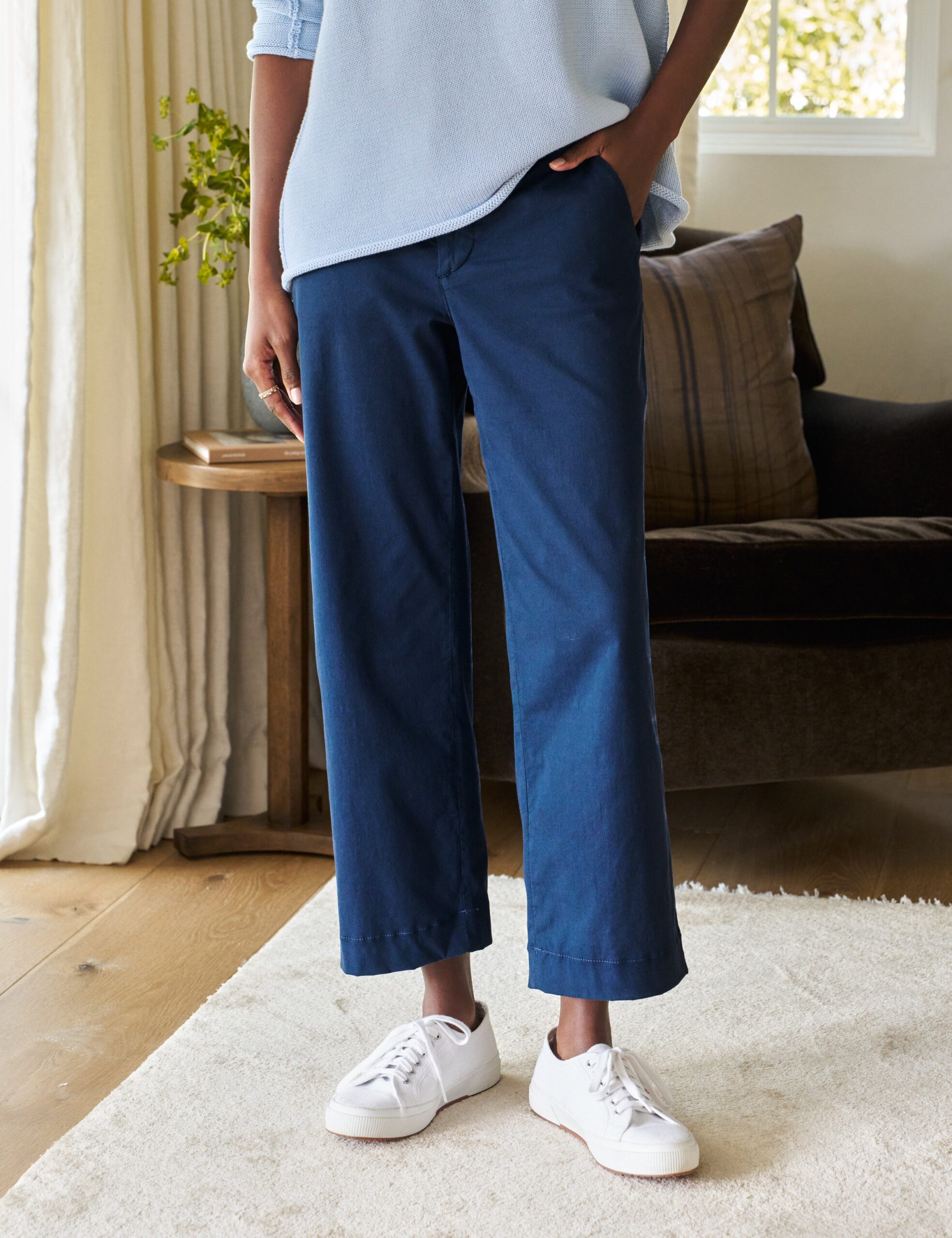 WESTPORT Classic Navy, Italian Performance Twill - Borderfree