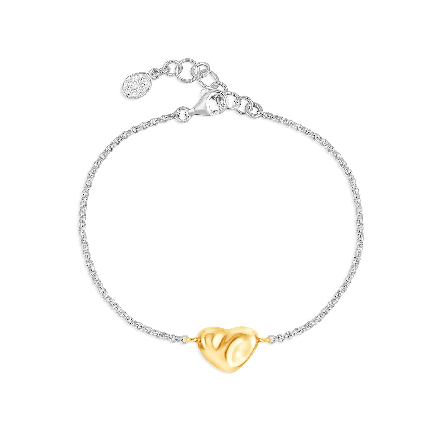 Mini Puff Heart Bracelet - Borderfree