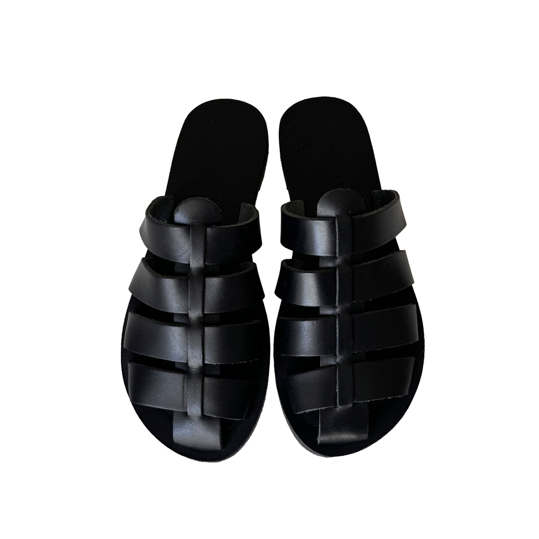 SHEVA SANDALS ALL BLACK - Borderfree