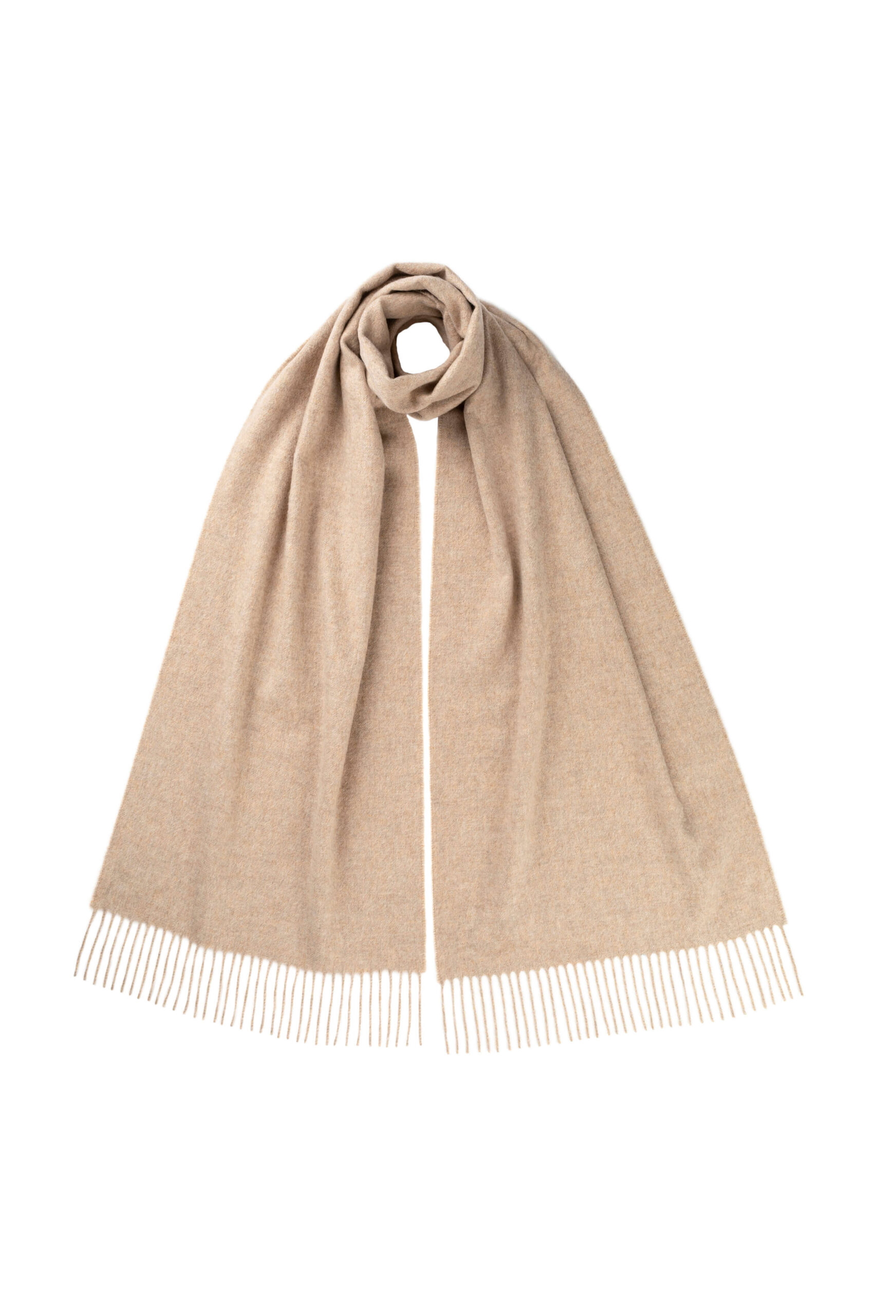 Wide Cashmere Scarf - Borderfree