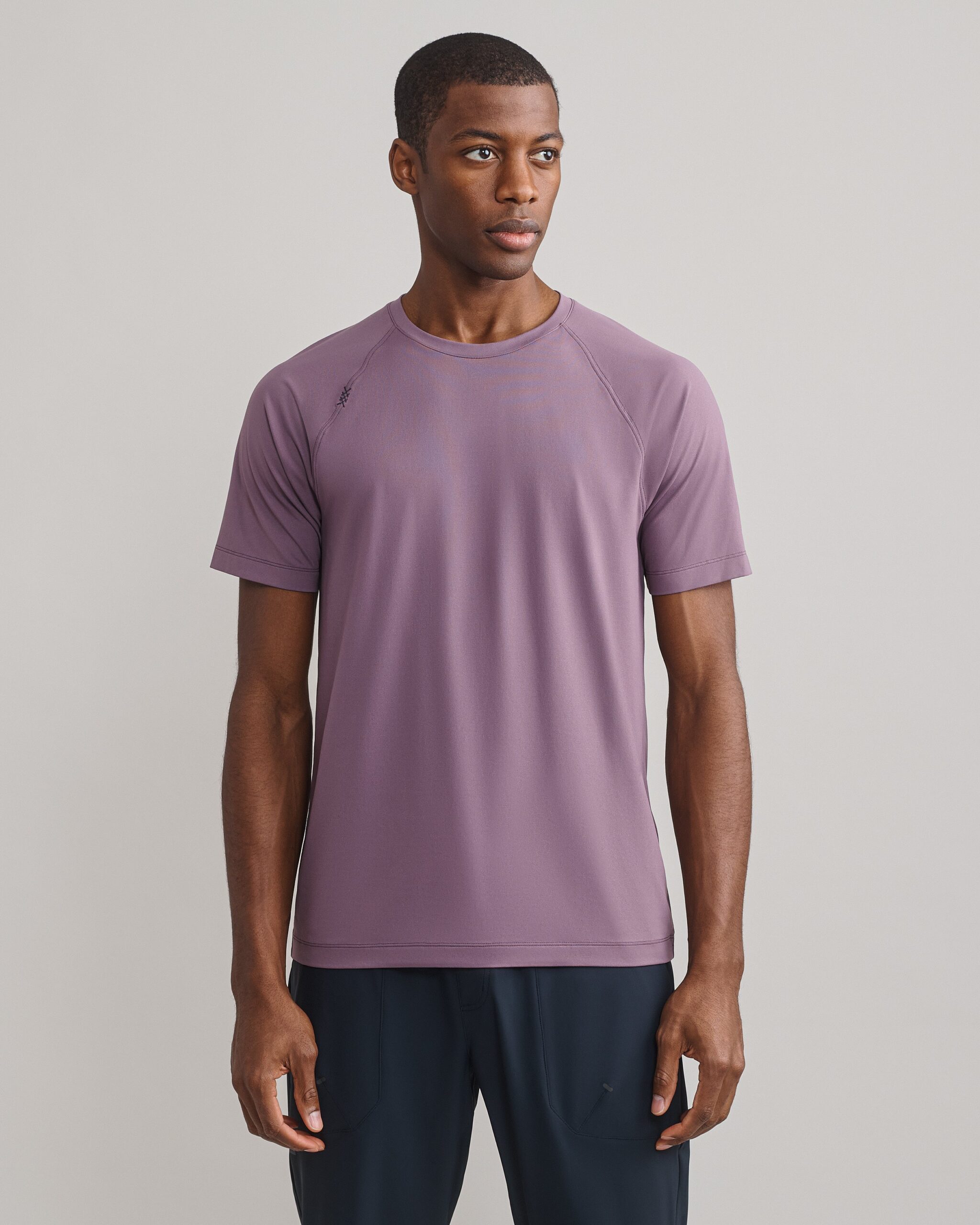 Reign Short Sleeve - Shadow Plum/Gray Stone Heather - Borderfree