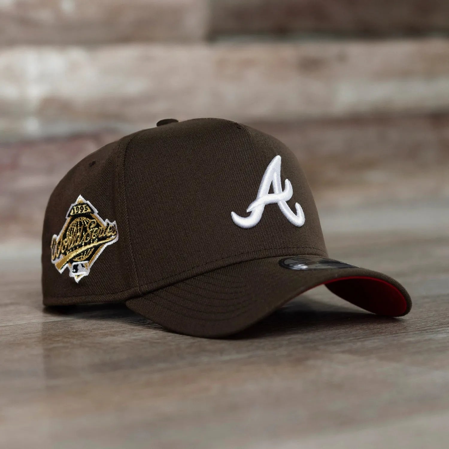 NEW ERA 9FORTY A-FRAME MLB ATLANTA BRAVES WORLD SERIES 1995 WALNUT ...