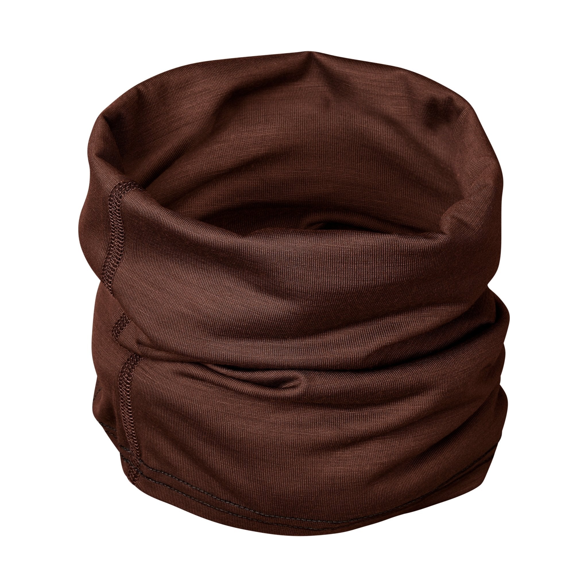 Merino Snood, Chocolate Brown - Borderfree
