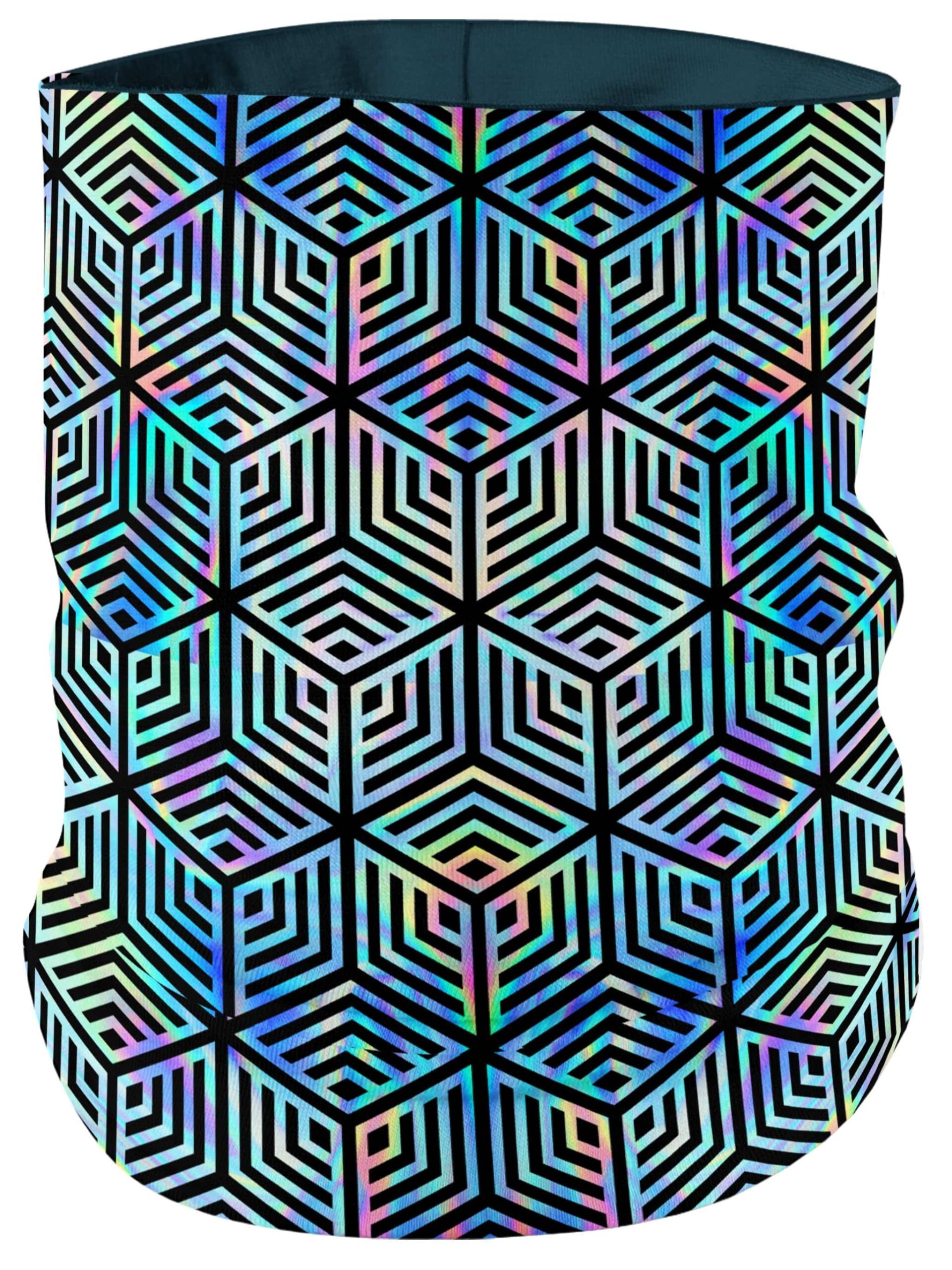 Holographic Hexagon Bandana Mask - Borderfree