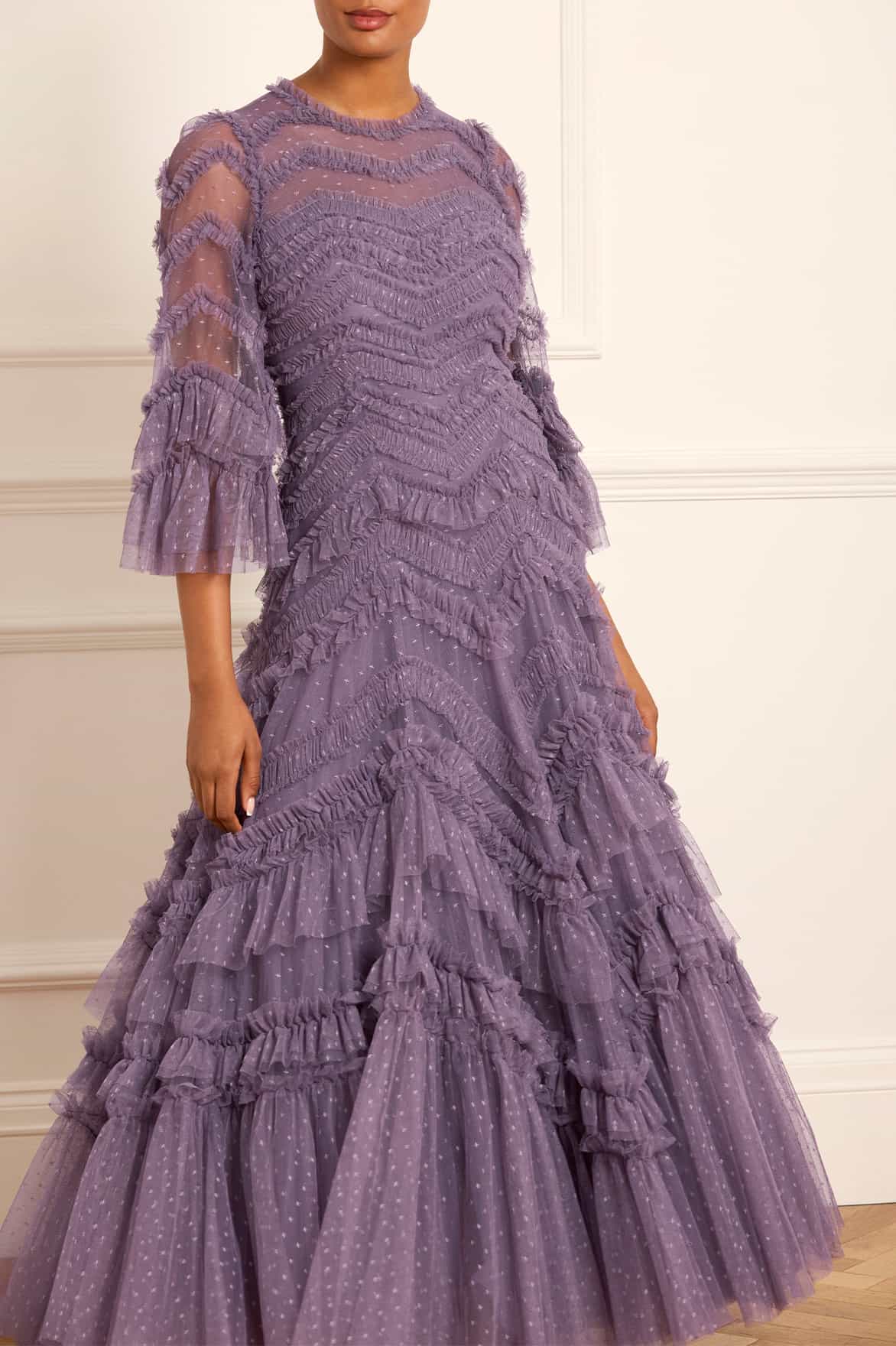 Elia Long Sleeve Gown - Borderfree