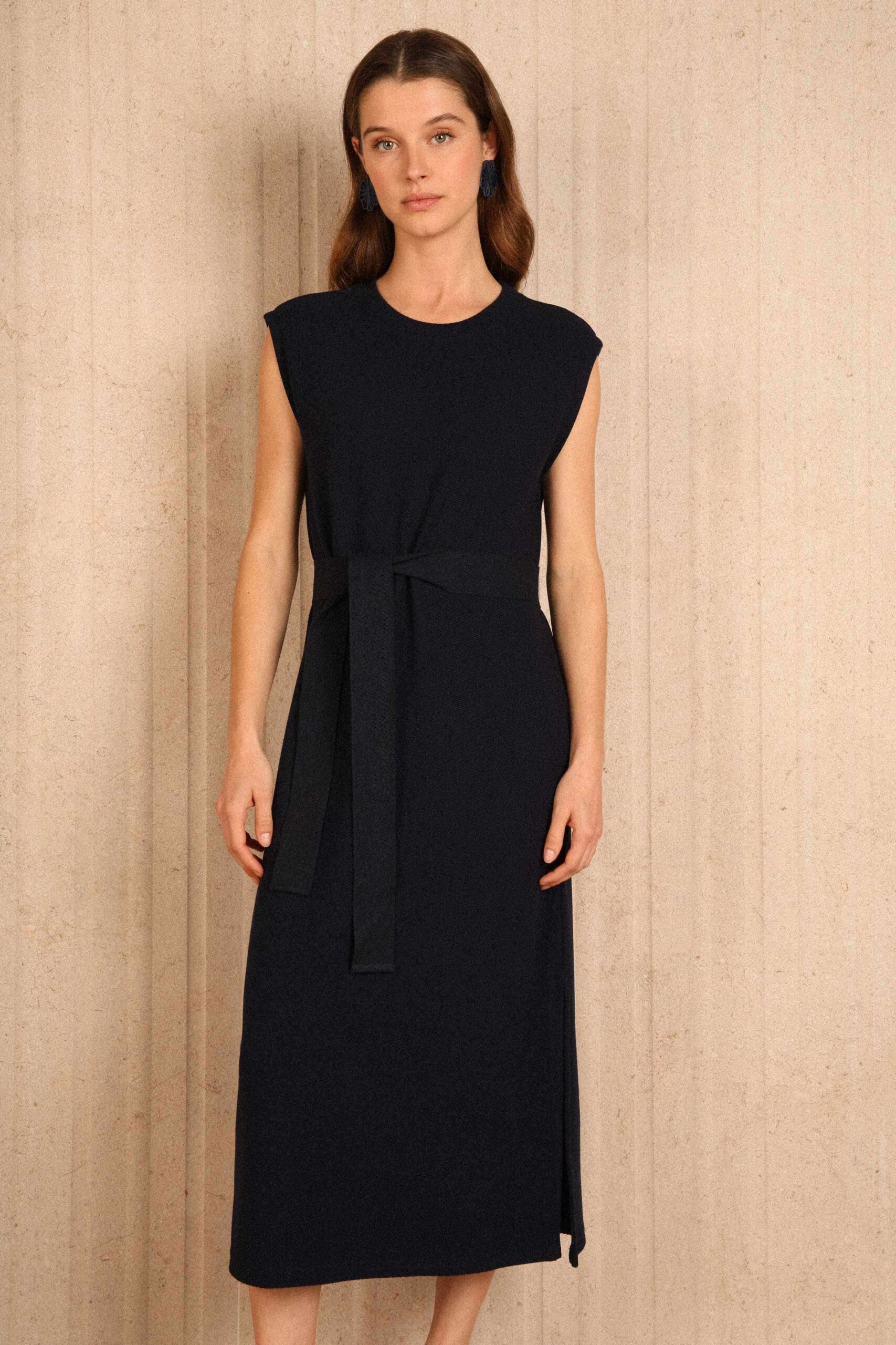 Ottoman dress NAVY - Borderfree