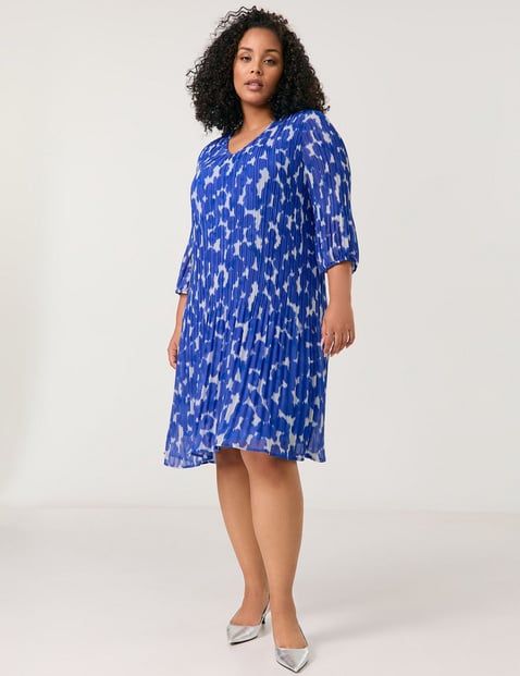 Knee-length pleated dress, 44 - Borderfree