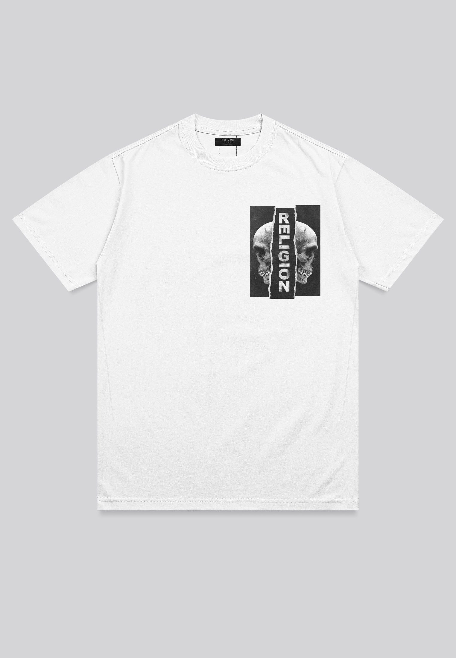 RIPPED T-SHIRT WHITE - Borderfree