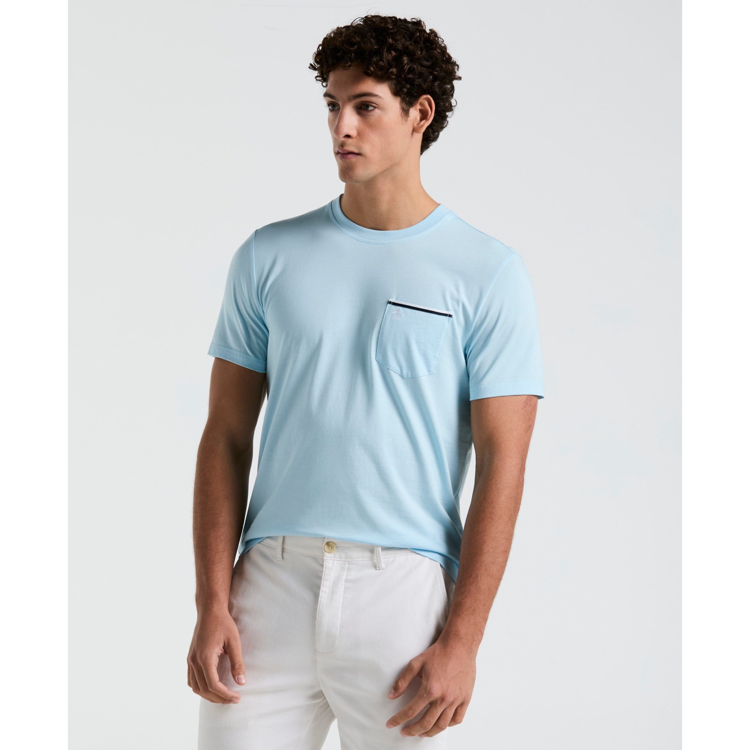 Jersey Earl Tape Tipped Pocket Tee - Borderfree