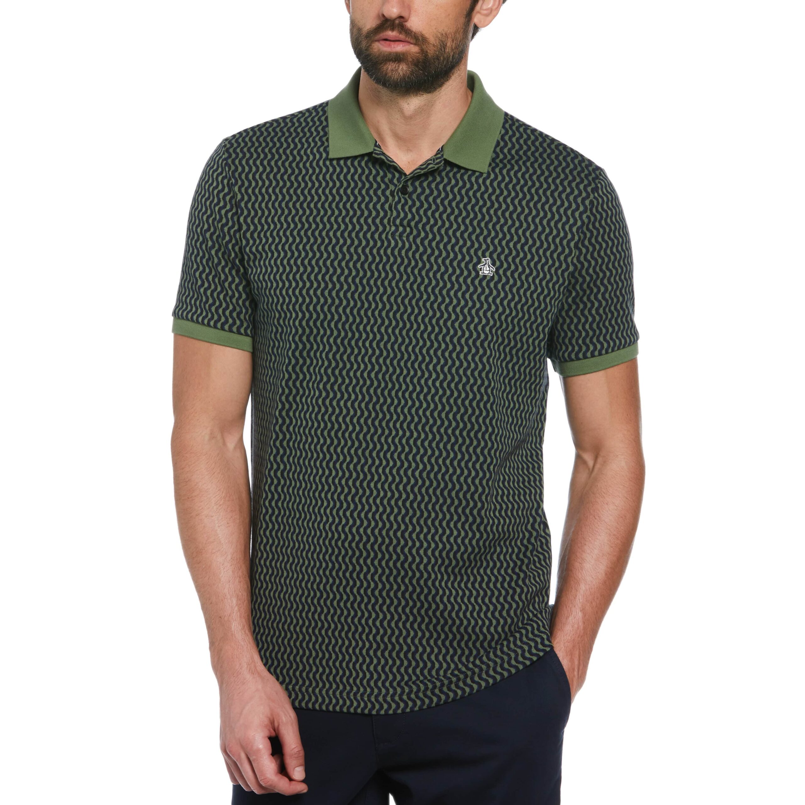 Mini Geo Print Polo - Borderfree