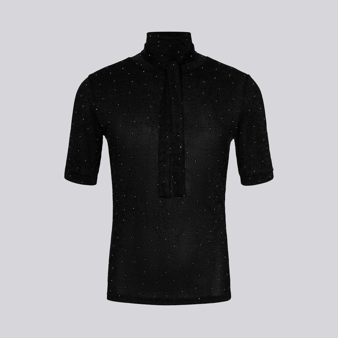 Copper Rhinestone Top - Borderfree