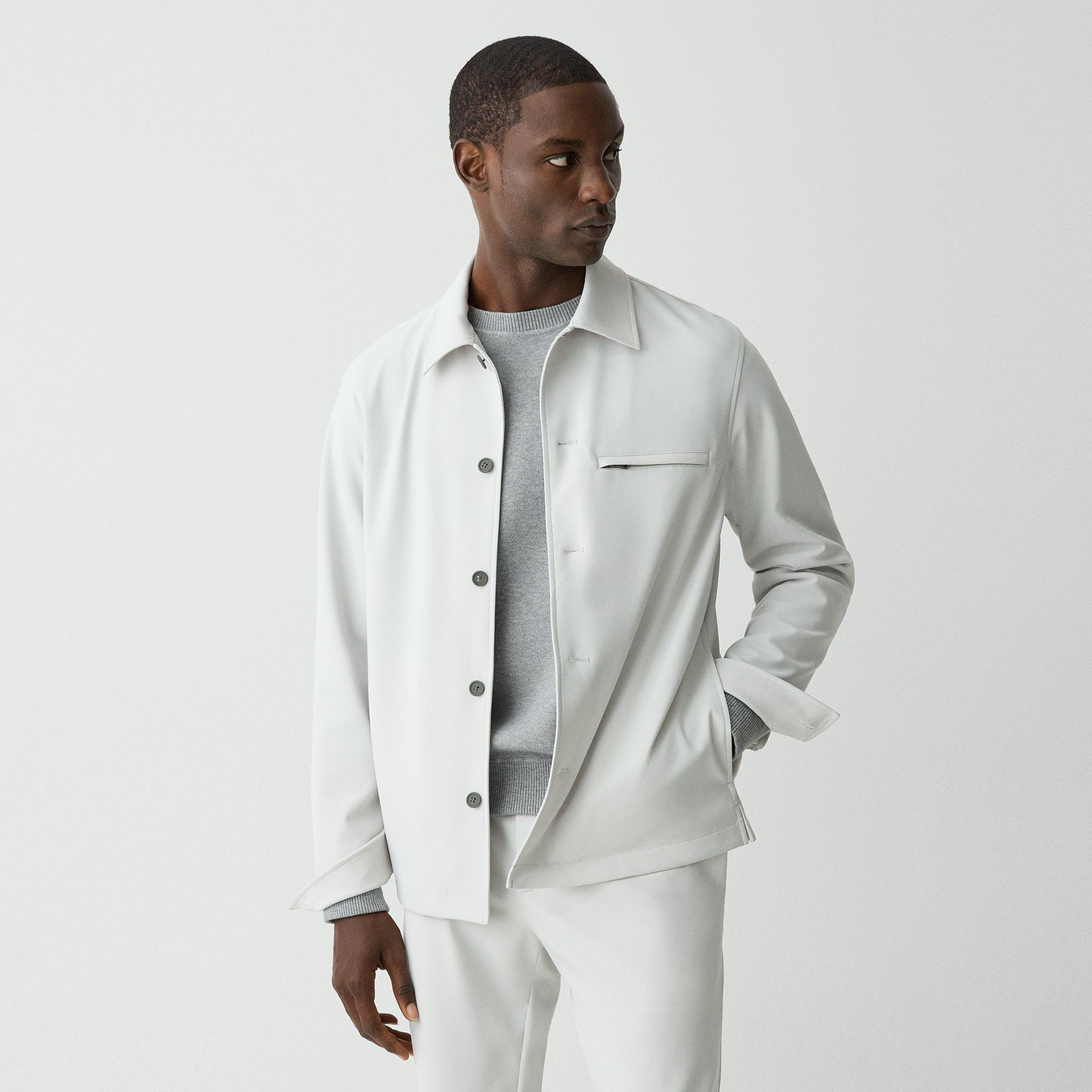 Overshirt in Precision Ponte - Borderfree
